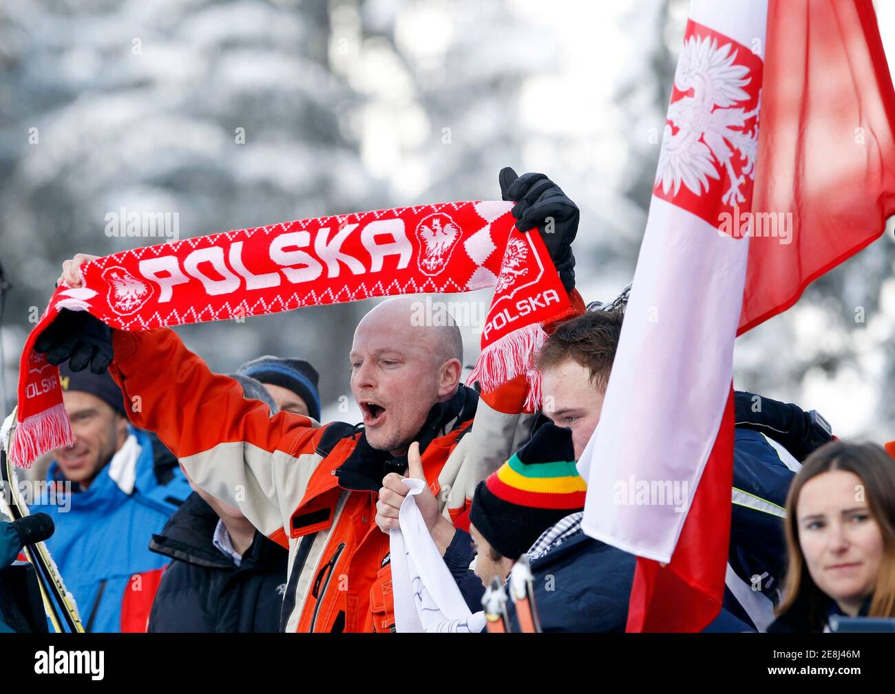 Polish supporters hi-res stock photography and images - Alamy