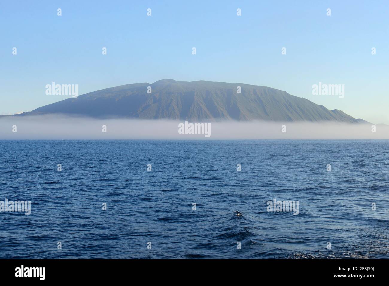 Clouds of fog at Ecuador Volcano, Isabela Island, Galapagos, Ecuador ...