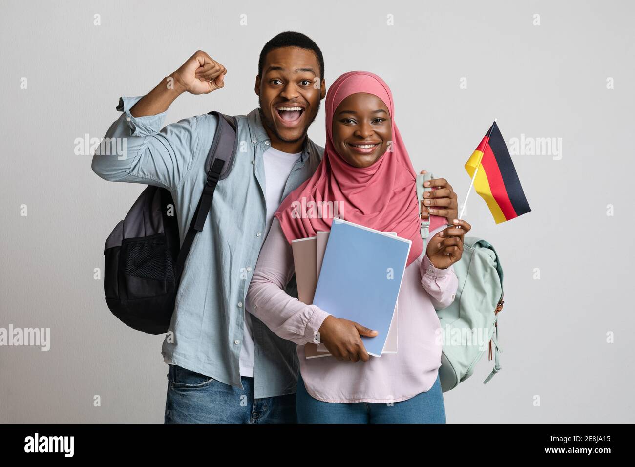 Muslim family smile germany hi-res stock photography and images - Alamy