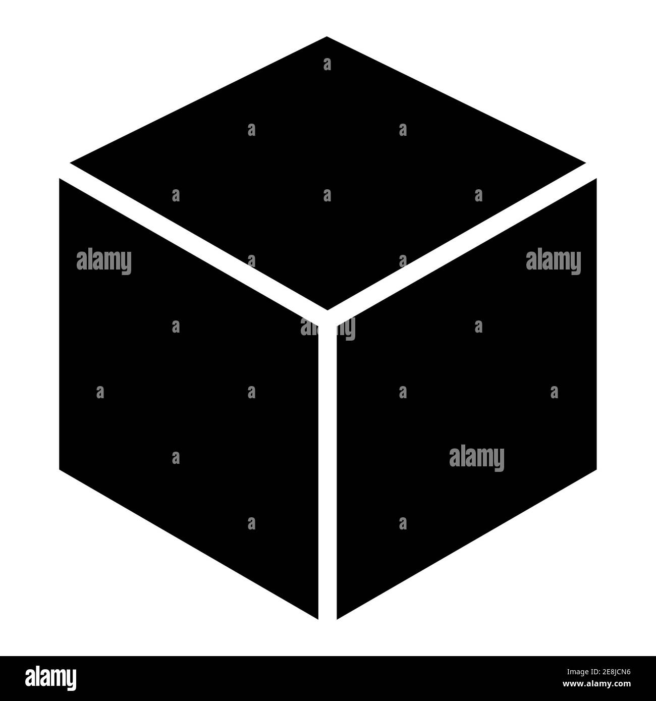 Transparent cubes not ice Stock Vector Images - Alamy