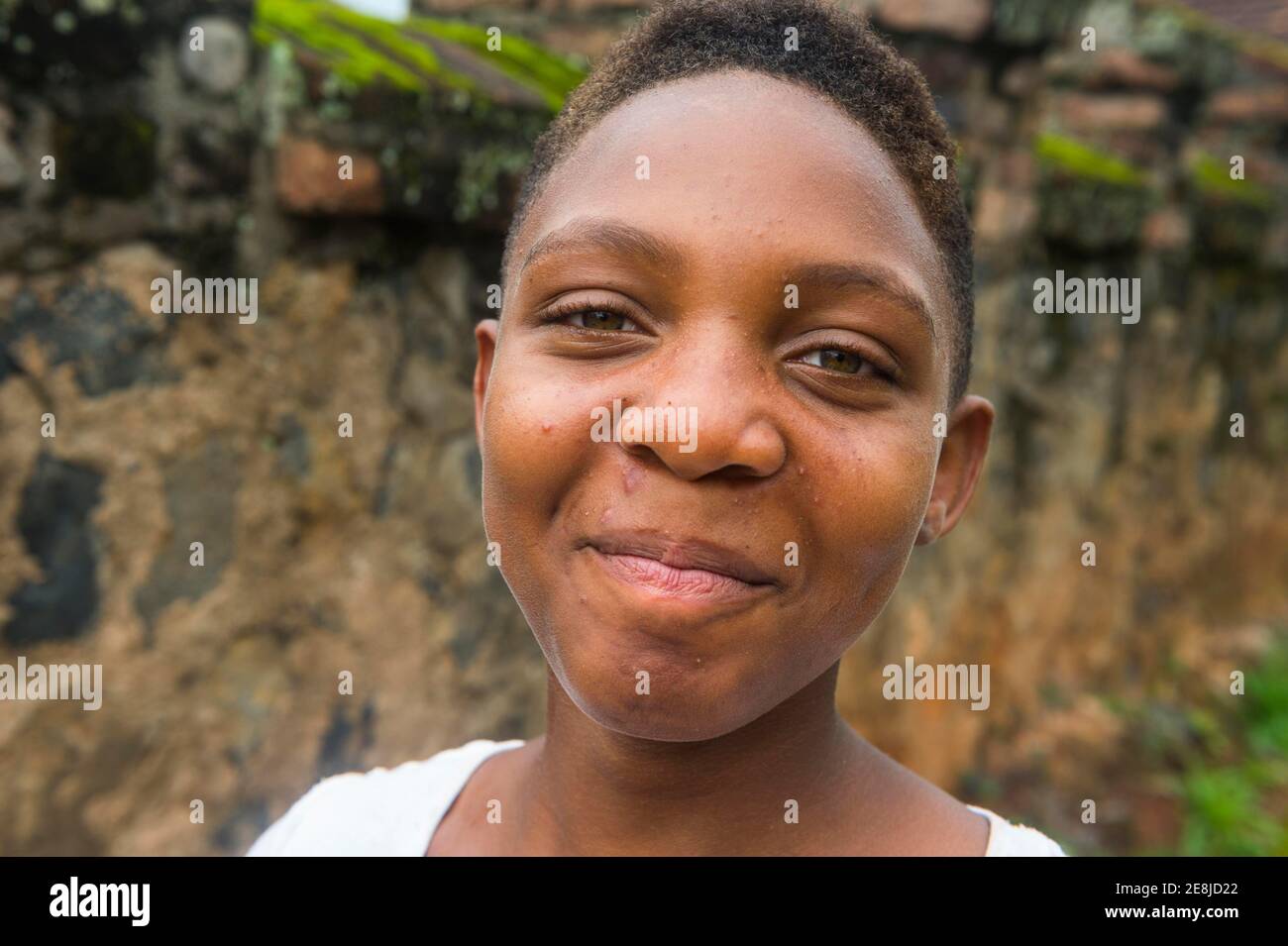 One of th queenÂ´s of the sultan of Bafut, FonÂ´s palace, Bafut ...