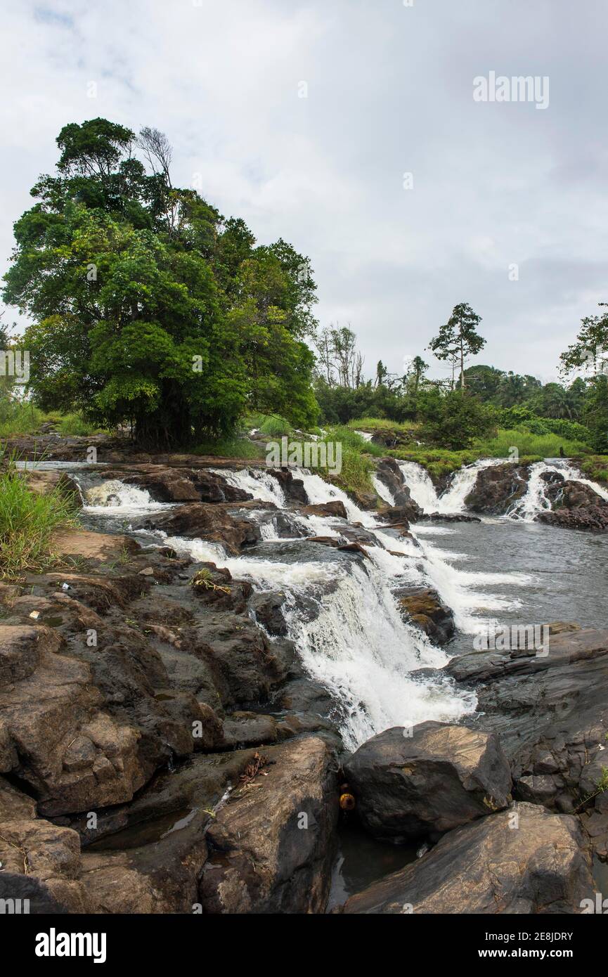 Lobe waterfalls, Kribi, Cameroon Stock Photo - Alamy