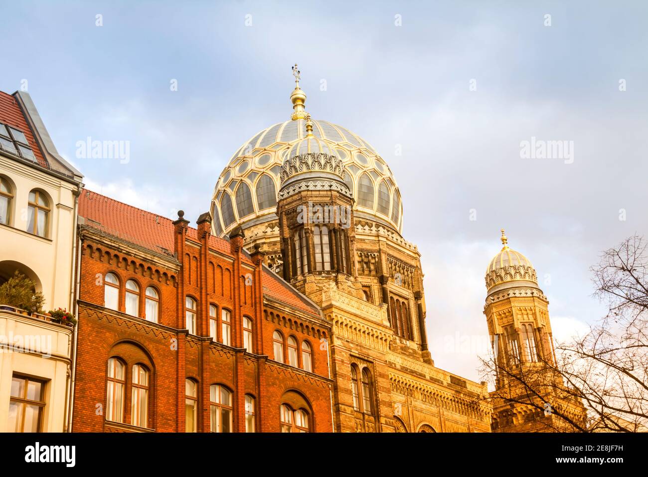 The Neue Synagoge, the main synagogue of Berlin, Germany Stock Photo ...