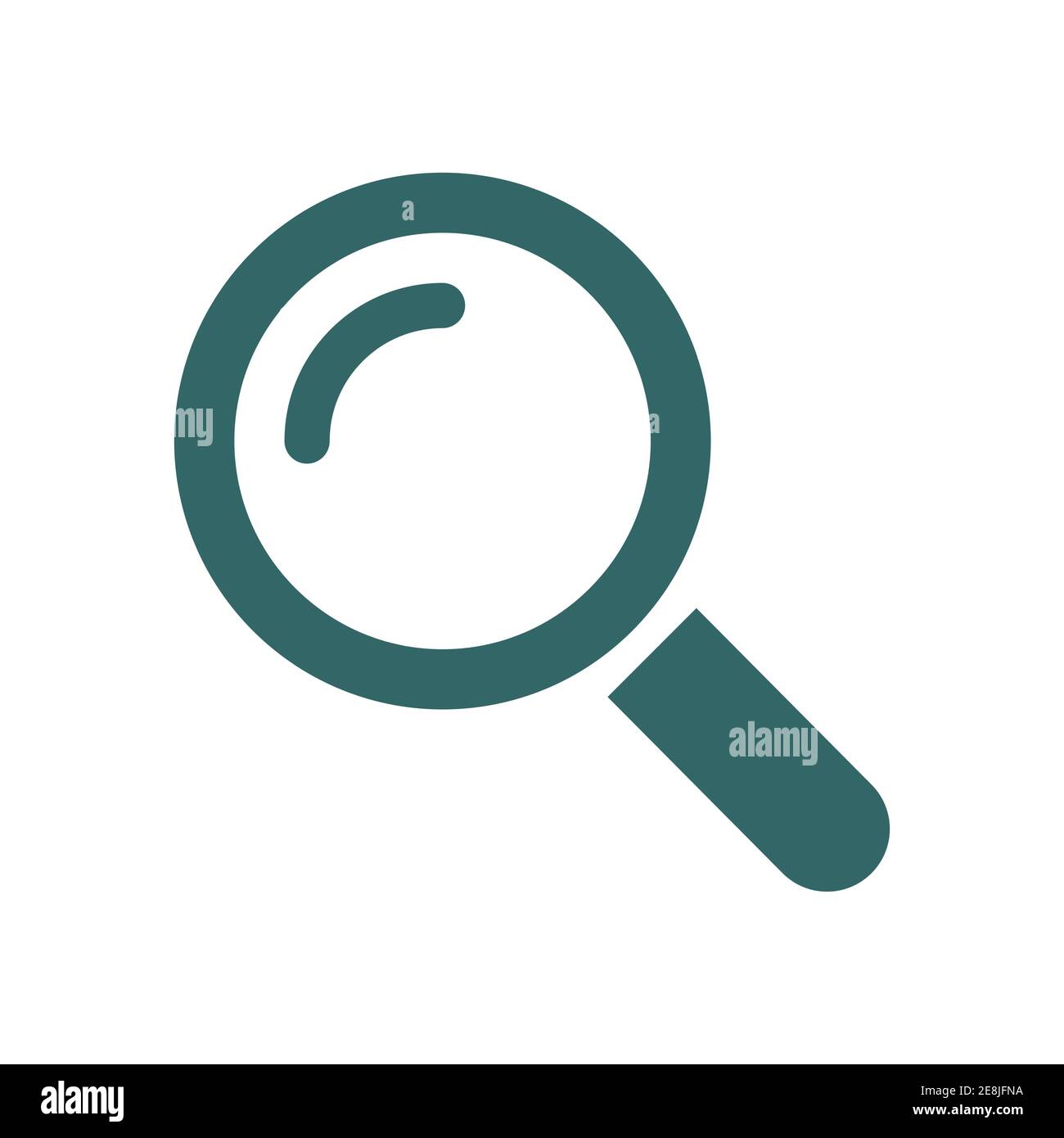 Search icon button symbol vector. Magnifying glass symbol. Look ...