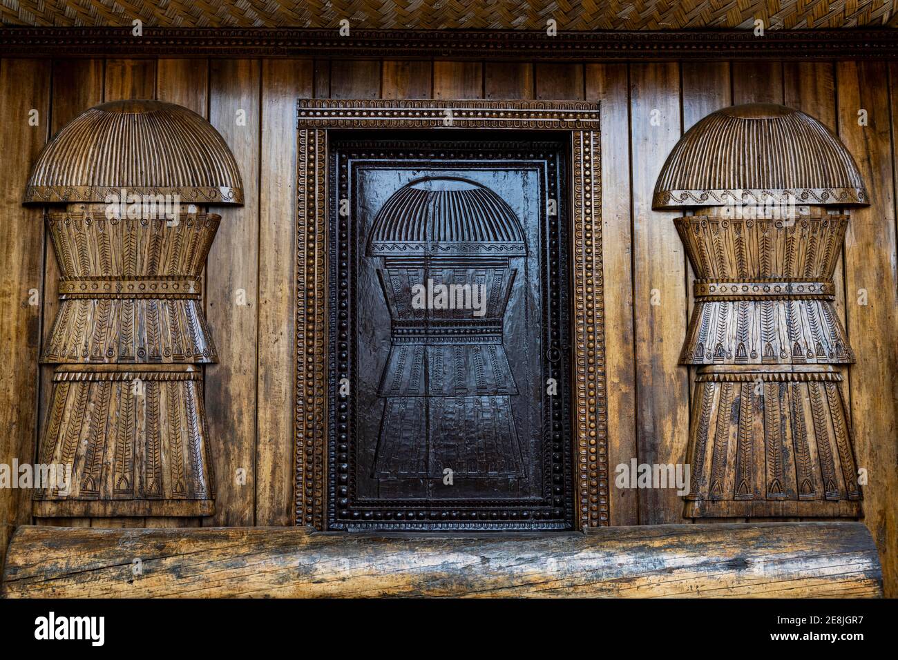 Naga heritage village kisama hi-res stock photography and images - Alamy
