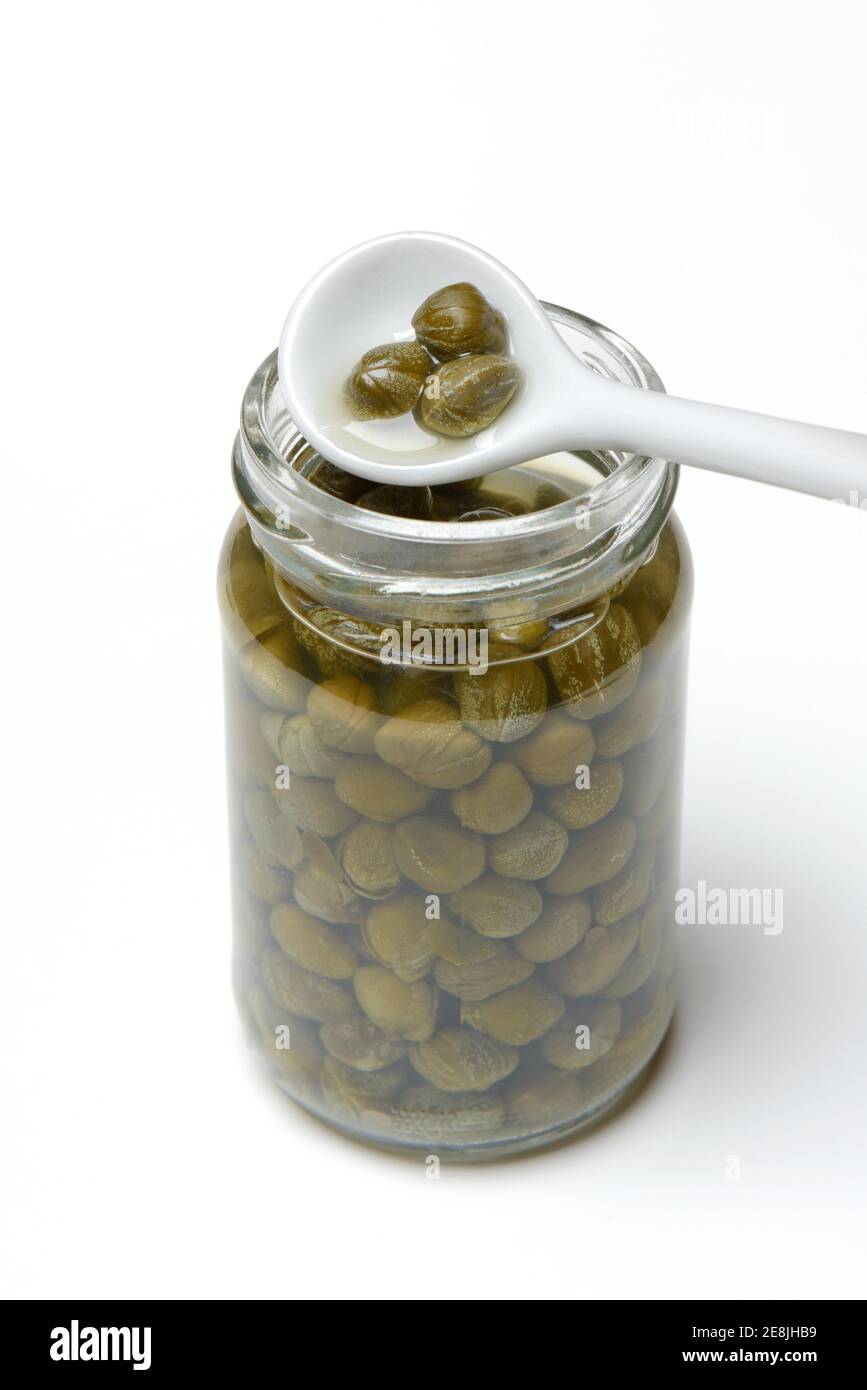 Spoon of capers hi-res stock photography and images - Alamy