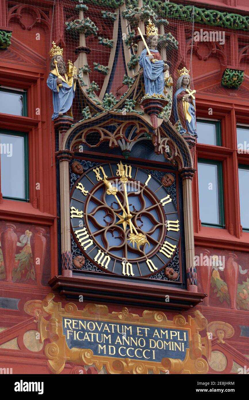 Basel city hall hi-res stock photography and images - Alamy