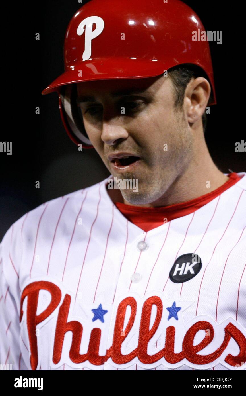 Philadelphia phillies uniform hi-res stock photography and images - Alamy