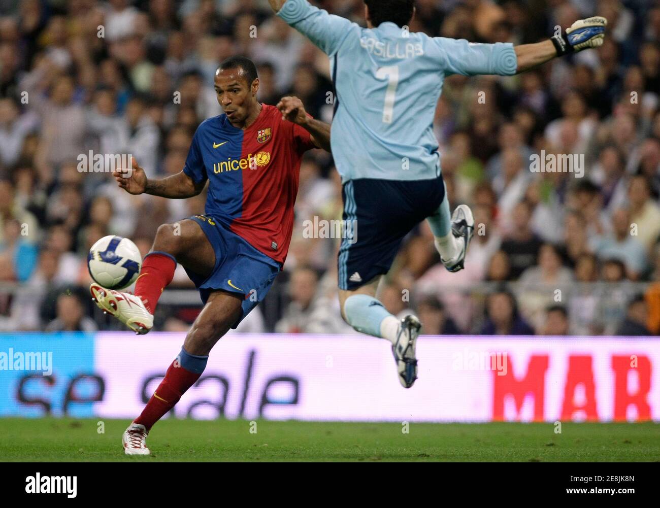 Santiago bernabeu thierry henry hi-res stock photography and images - Alamy