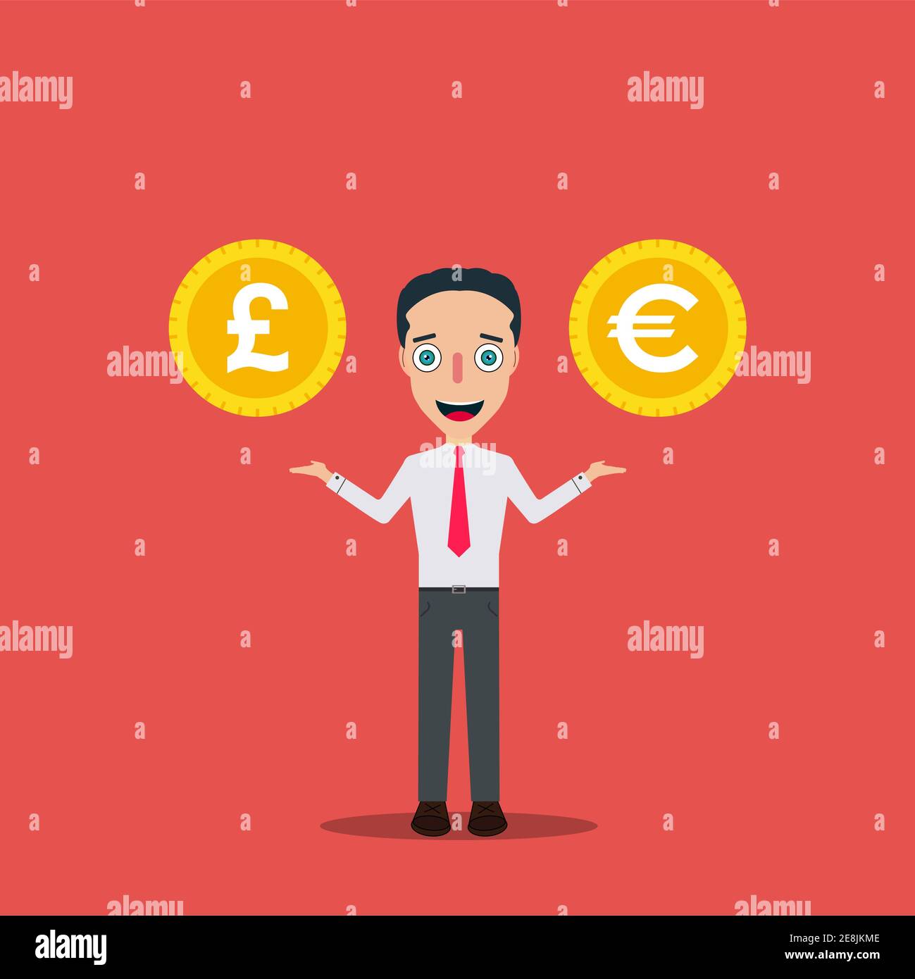 Businessman Cartoon Character Icon Isolated Design Template Vector ...