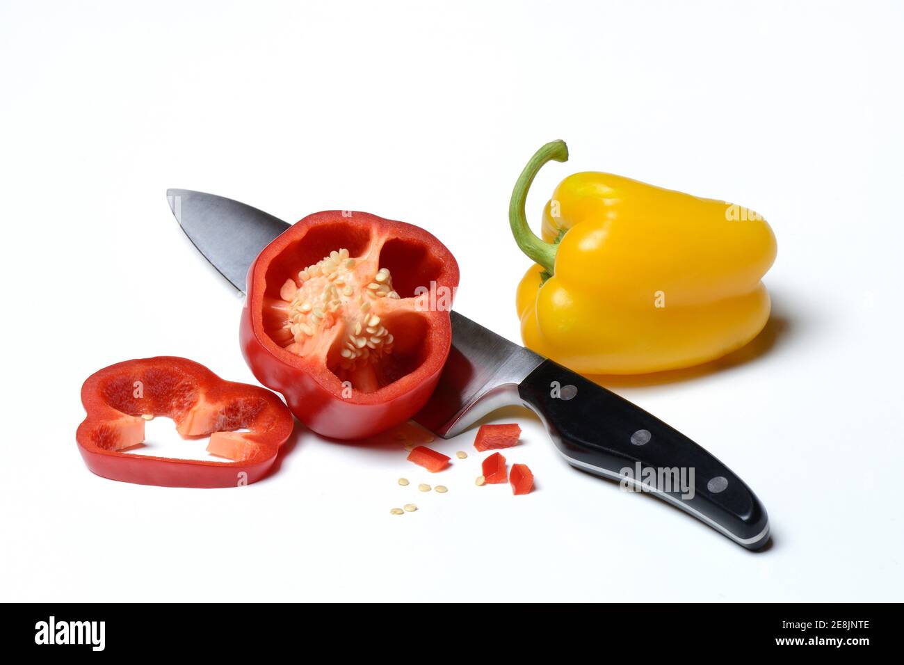 Bell pepper cut hi-res stock photography and images - Alamy