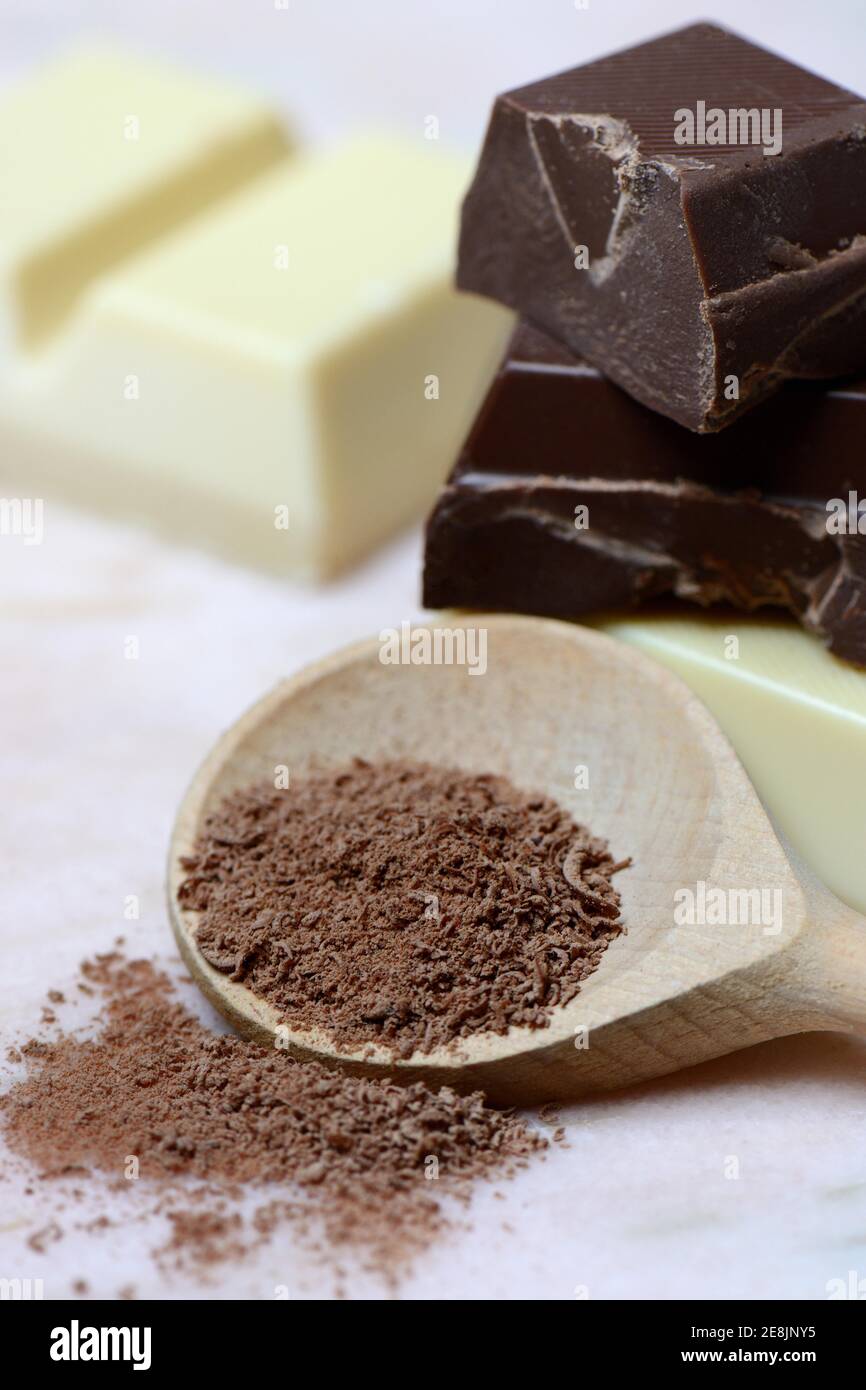 Grated chocolate hi-res stock photography and images - Alamy