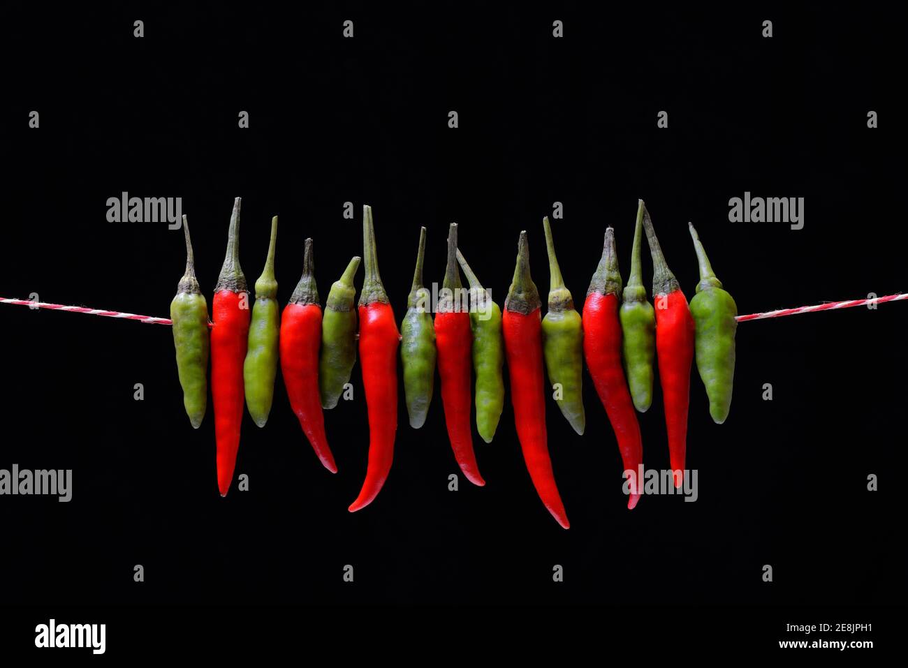 Peppers ( Capsicum frutescens) , Chillies, Chillies, Chillies, Chilli ...