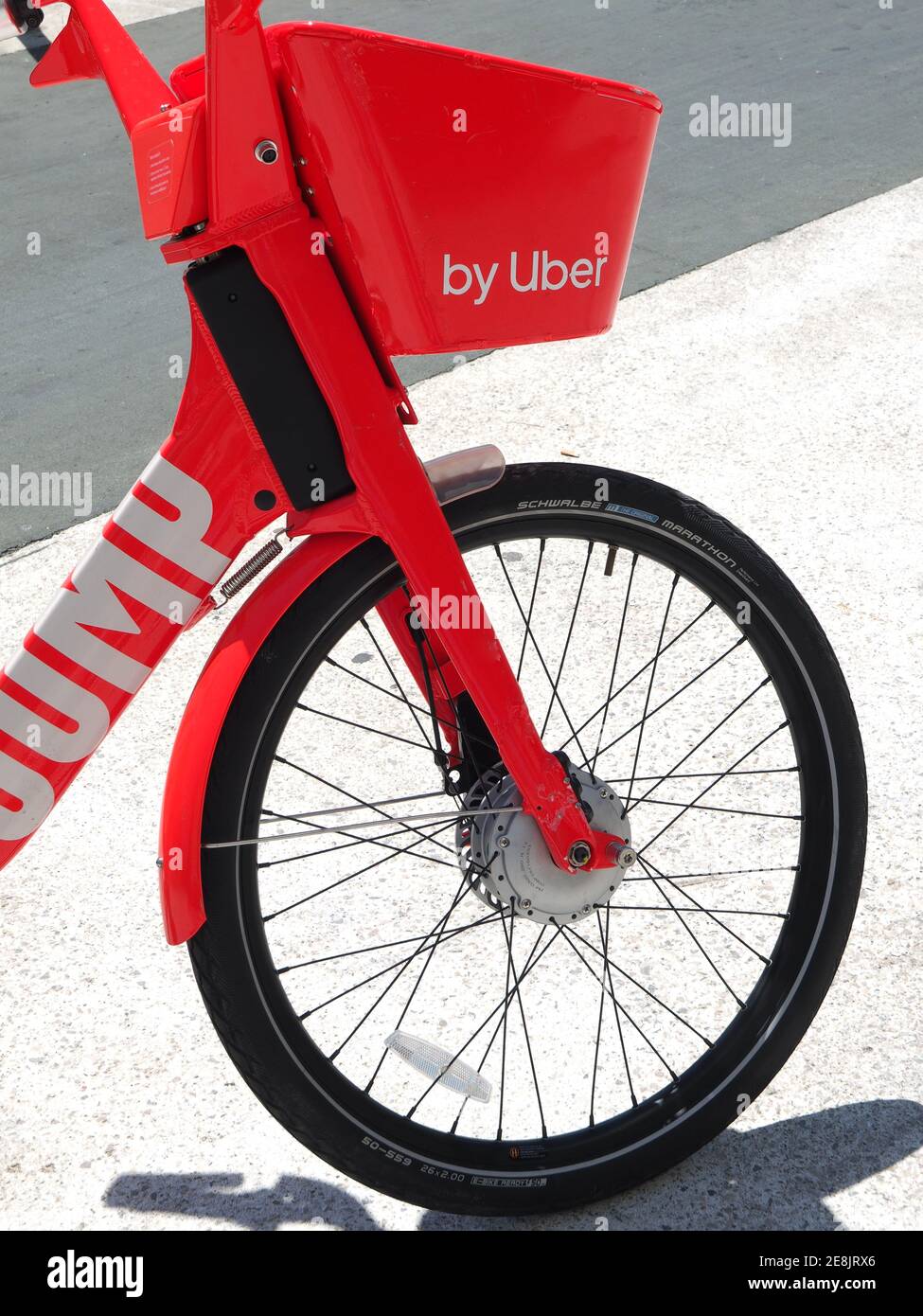 Red electric bike hi-res stock photography and images - Alamy