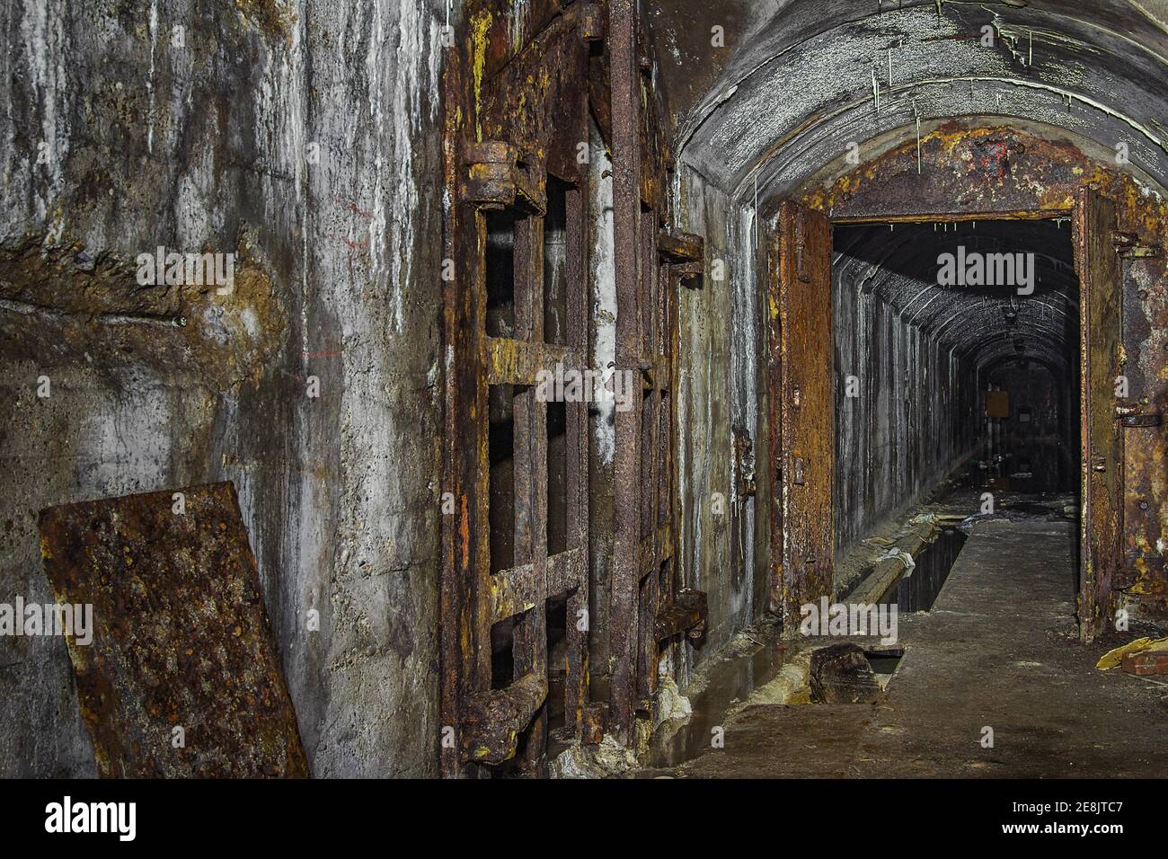 Former bunker, air raid shelter, World War II, Lost Place, North Rhine ...