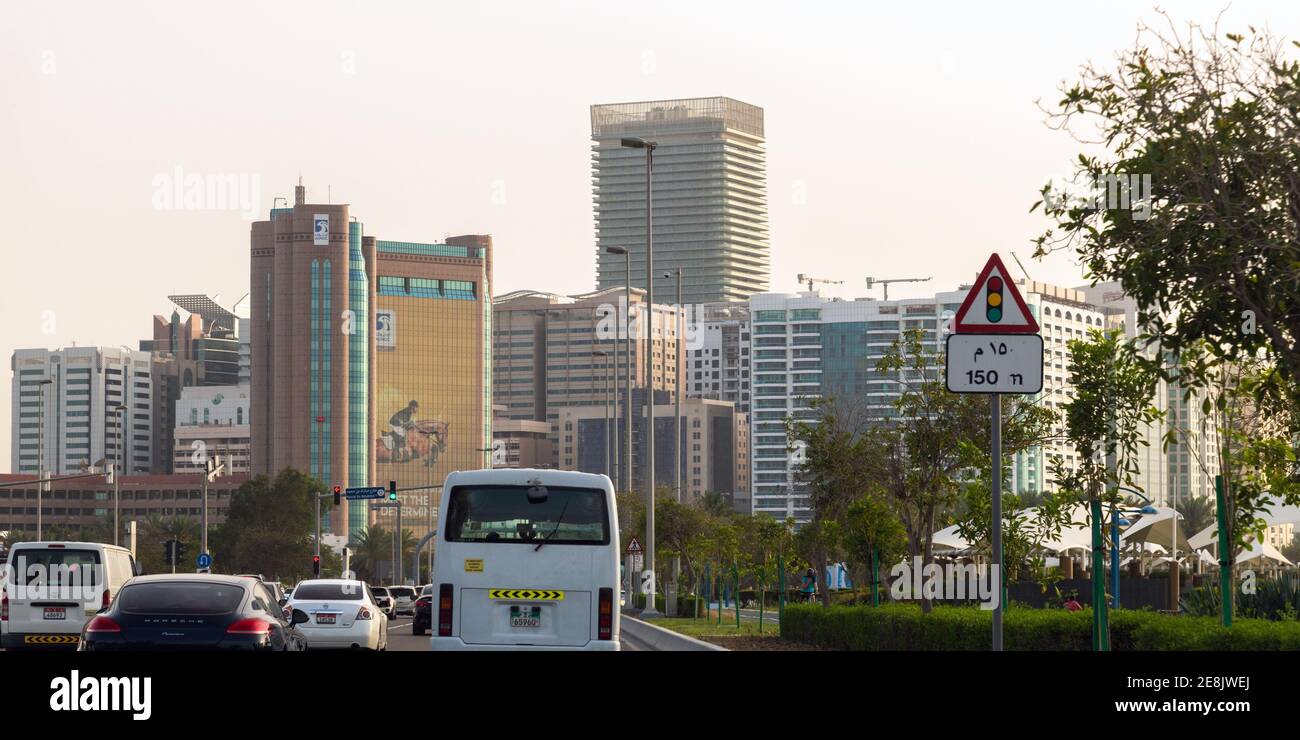 Zayed bin sultan street hi-res stock photography and images - Alamy