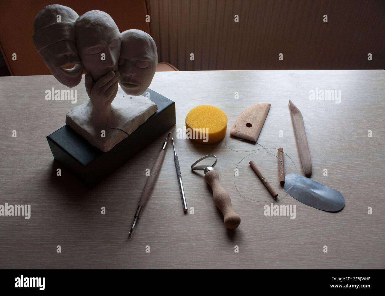tools for making ceramics. ceramic making at home, home activities ...