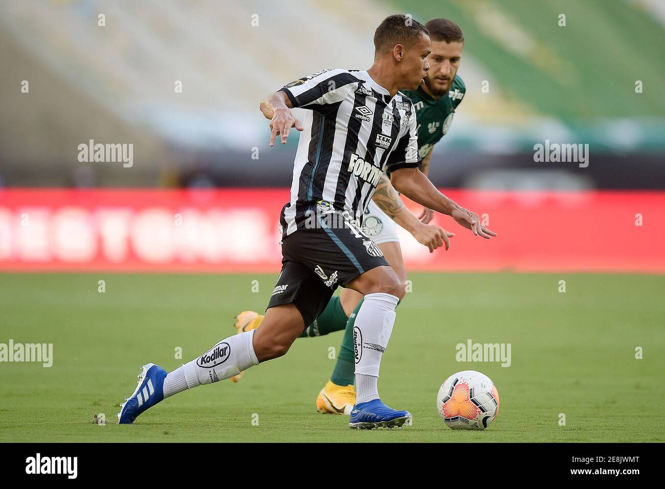 Libertadores Cup, Final, Palmeiras versus Santos; Ze Rafael of ...