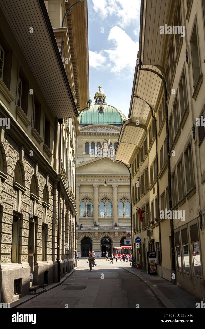 Federal Palace of Switzerland, building of swiss parliament in swiss ...