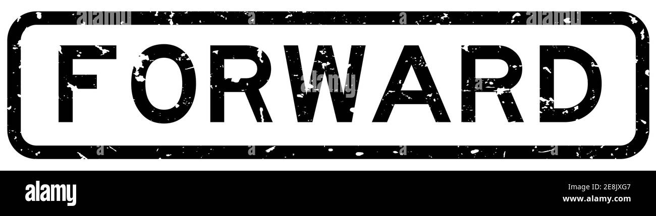 Grunge black forward word square rubber seal stamp on white background Stock Vector Image & Art ...