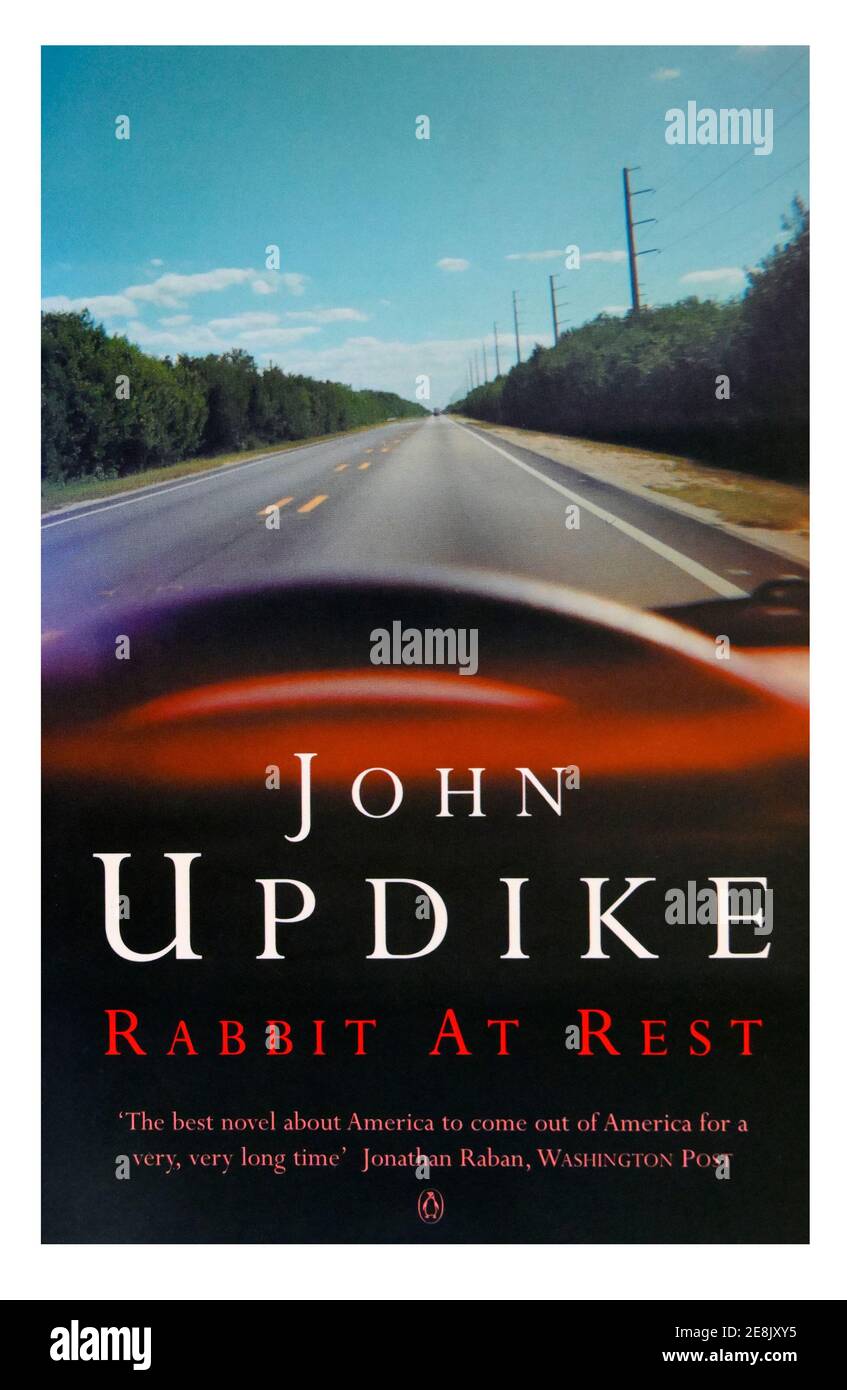Book cover "Rabbit at Rest" by John Updike Stock Photo - Alamy