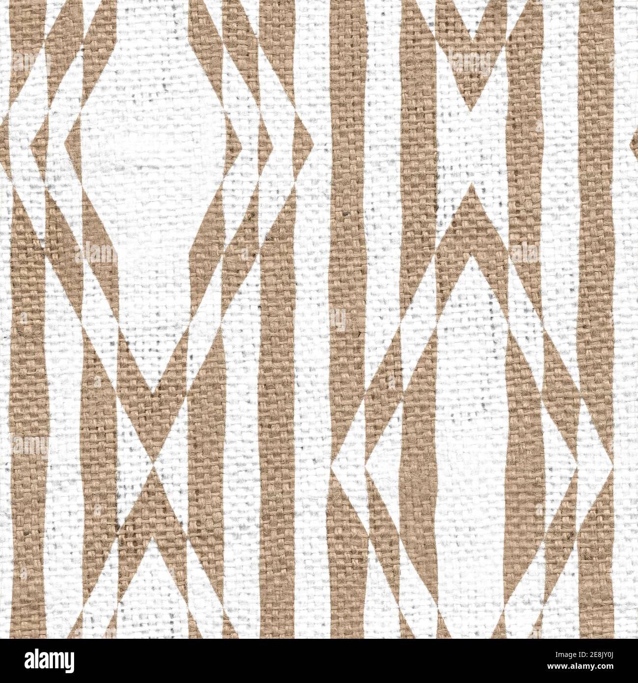 Seamless burlap with white paint pattern overlay Stock Photo - Alamy
