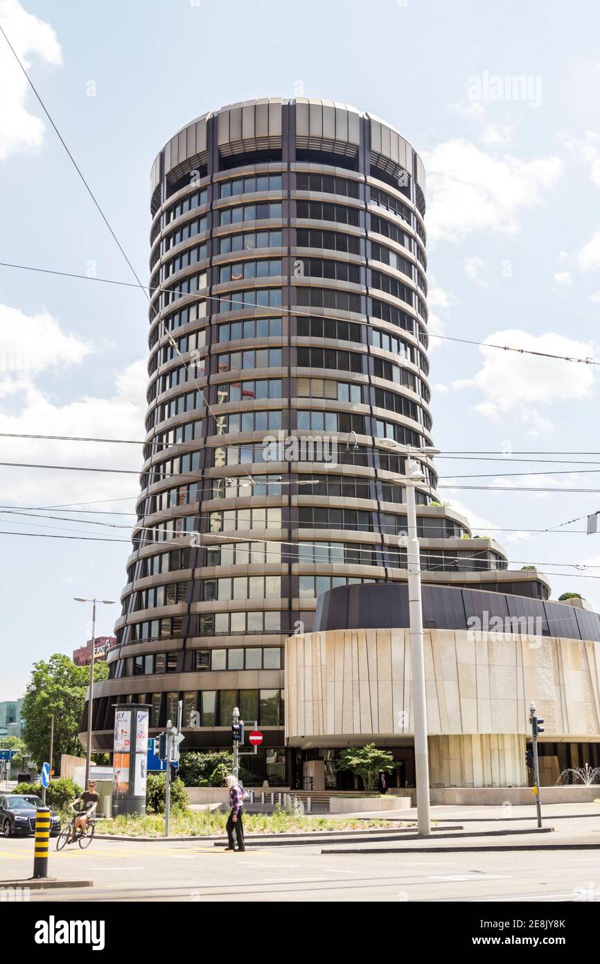 Bis tower basel hi-res stock photography and images - Alamy