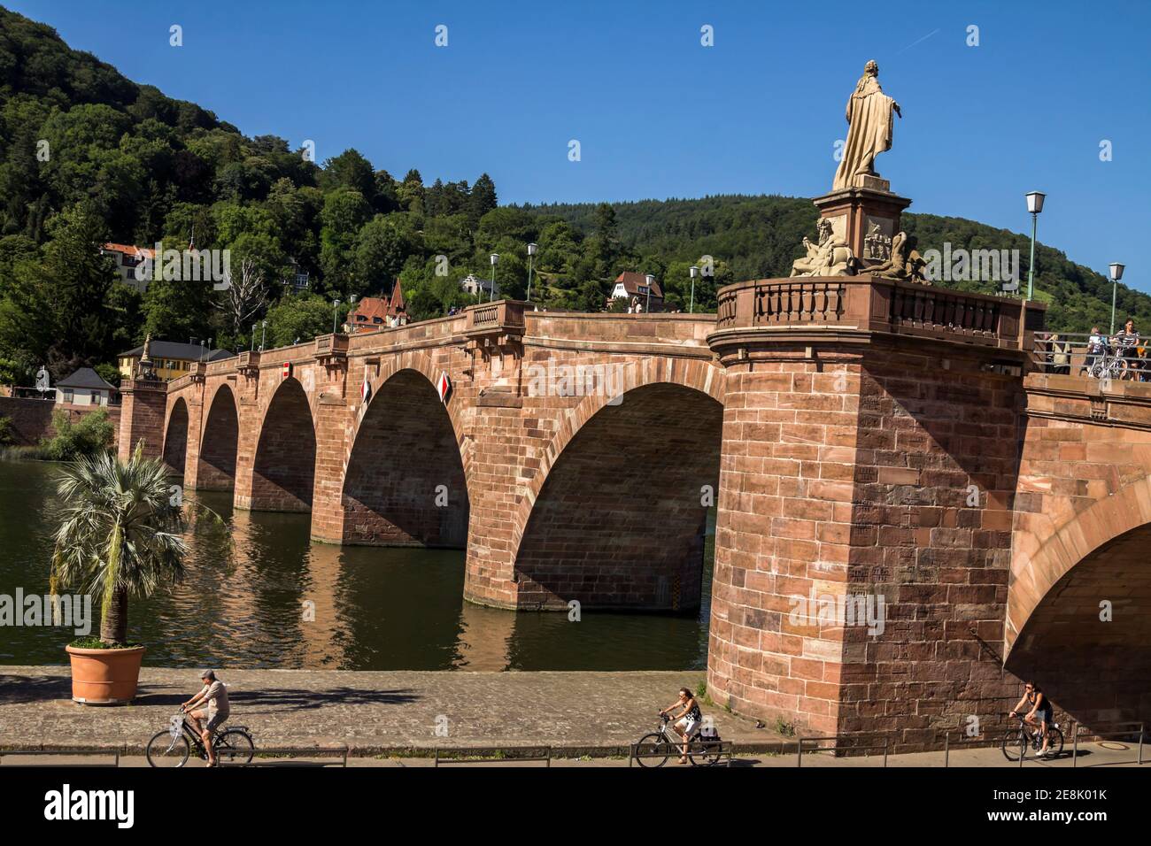 Karl Theodor Bridge, also known as the Old Bridge, called 'Alte Brücke ...