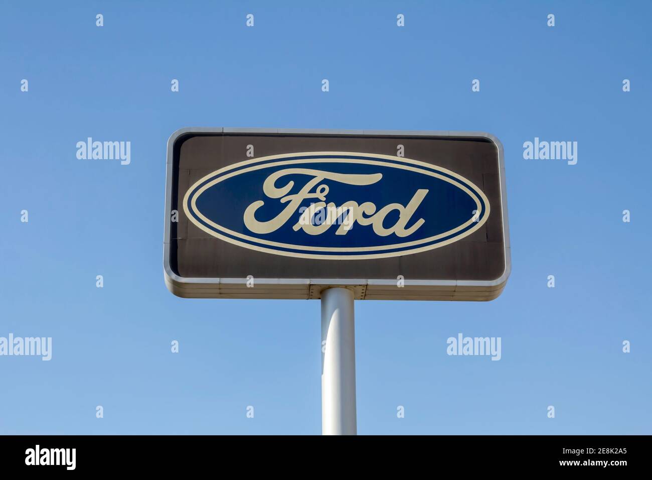 Ankara, Turkey : Ford dealership sign, Ford is the second largest U.S ...