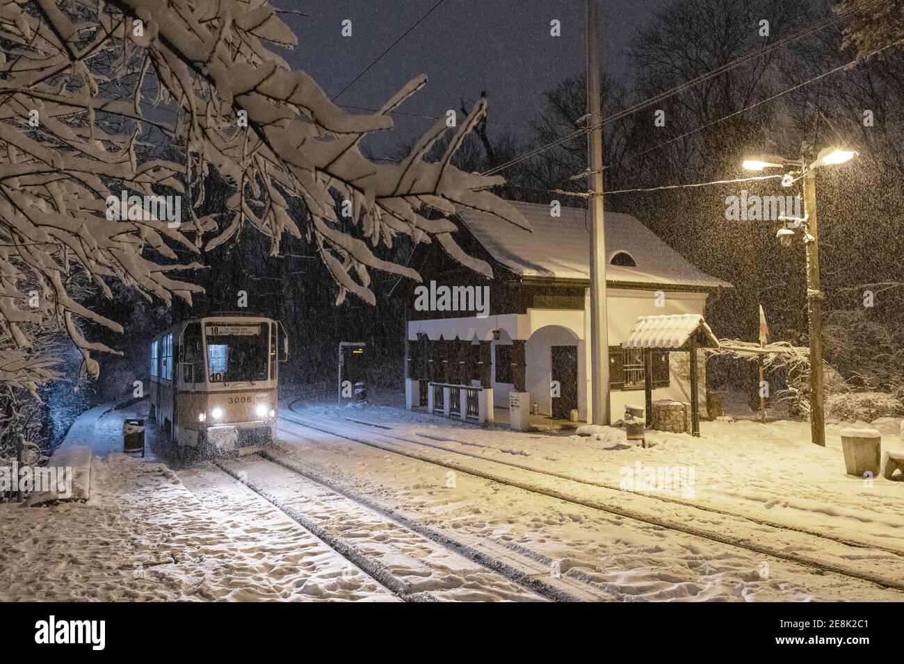 Covered tram hi-res stock photography and images - Alamy
