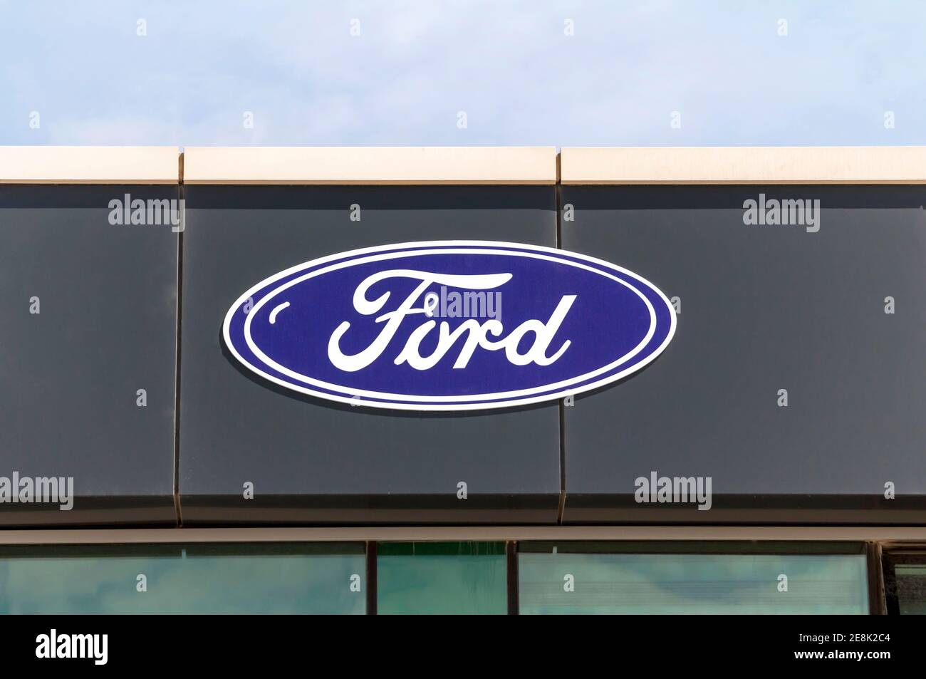 Ankara, Turkey : Ford dealership sign, Ford is the second largest U.S ...