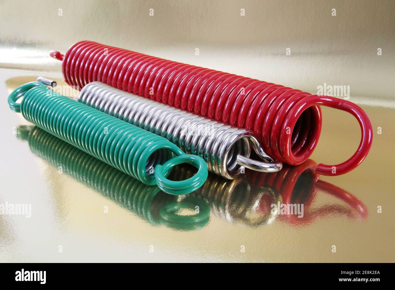 Metal springs in different sizes Stock Photo - Alamy