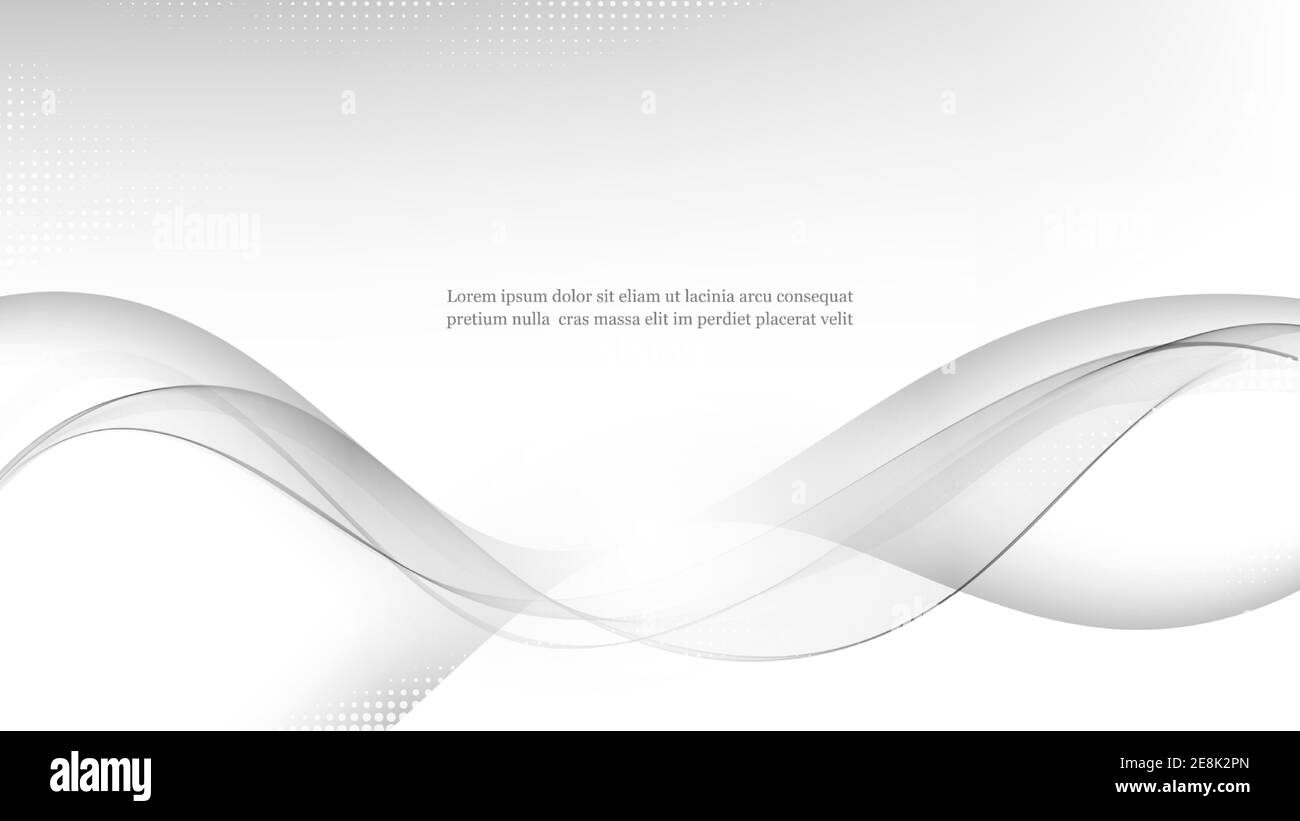 Futuristic abstract background with smooth swoosh line modern gray ...