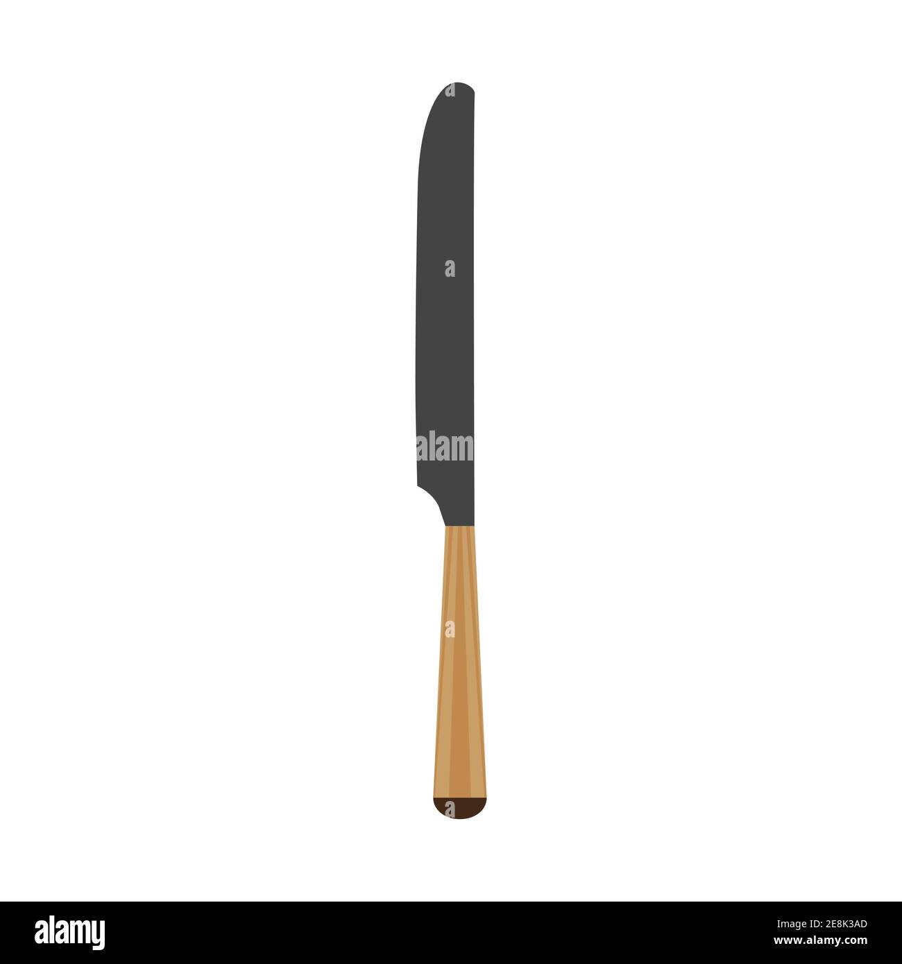 Kitchen knife vector illustration cooking food icon symbol. Knife ...