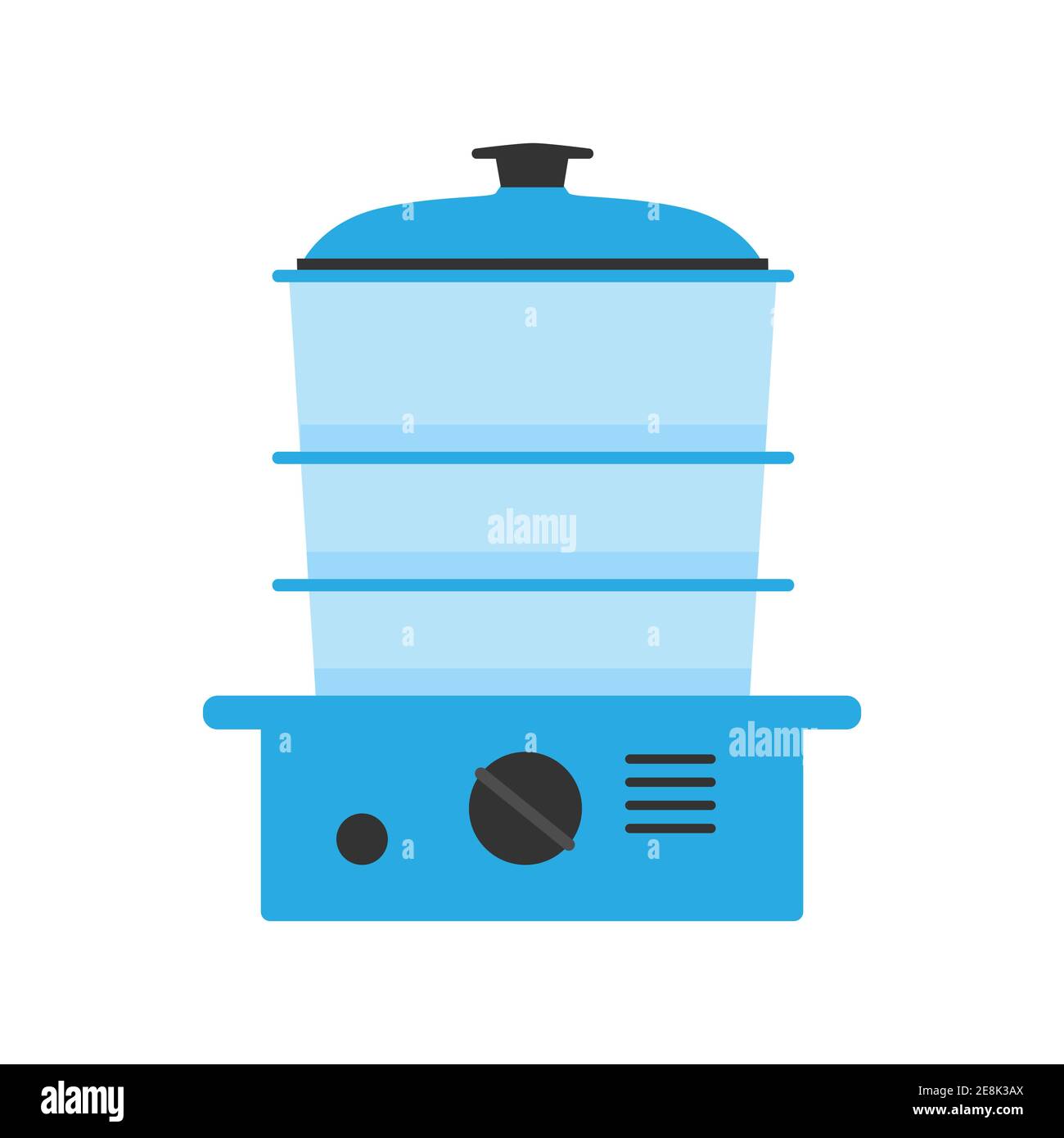 Electric steam food kitchen symbol illustration icon equipment. Cooking ...