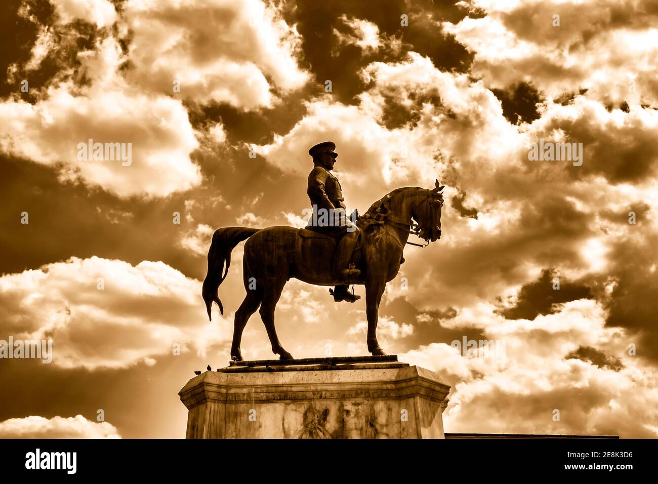 ANKARA, TURKEY : Ataturk monument in city center, Ulus Stock Photo - Alamy