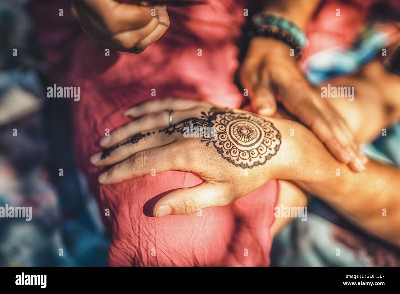 Indigenous womans hand hi-res stock photography and images - Alamy