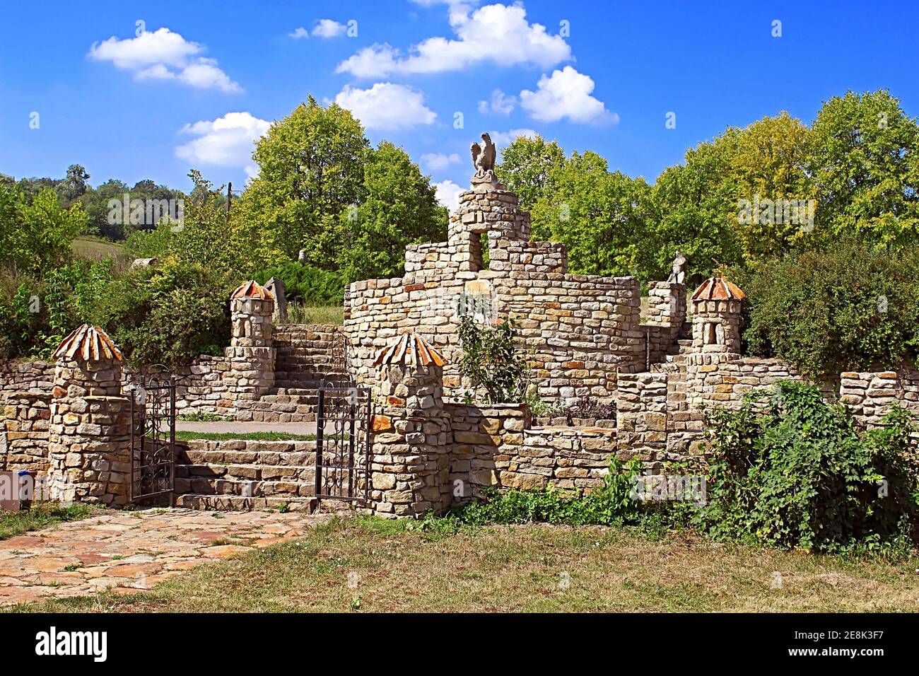 Historic and culture reserve Busha, Vinnitsa region, Ukraine Stock ...