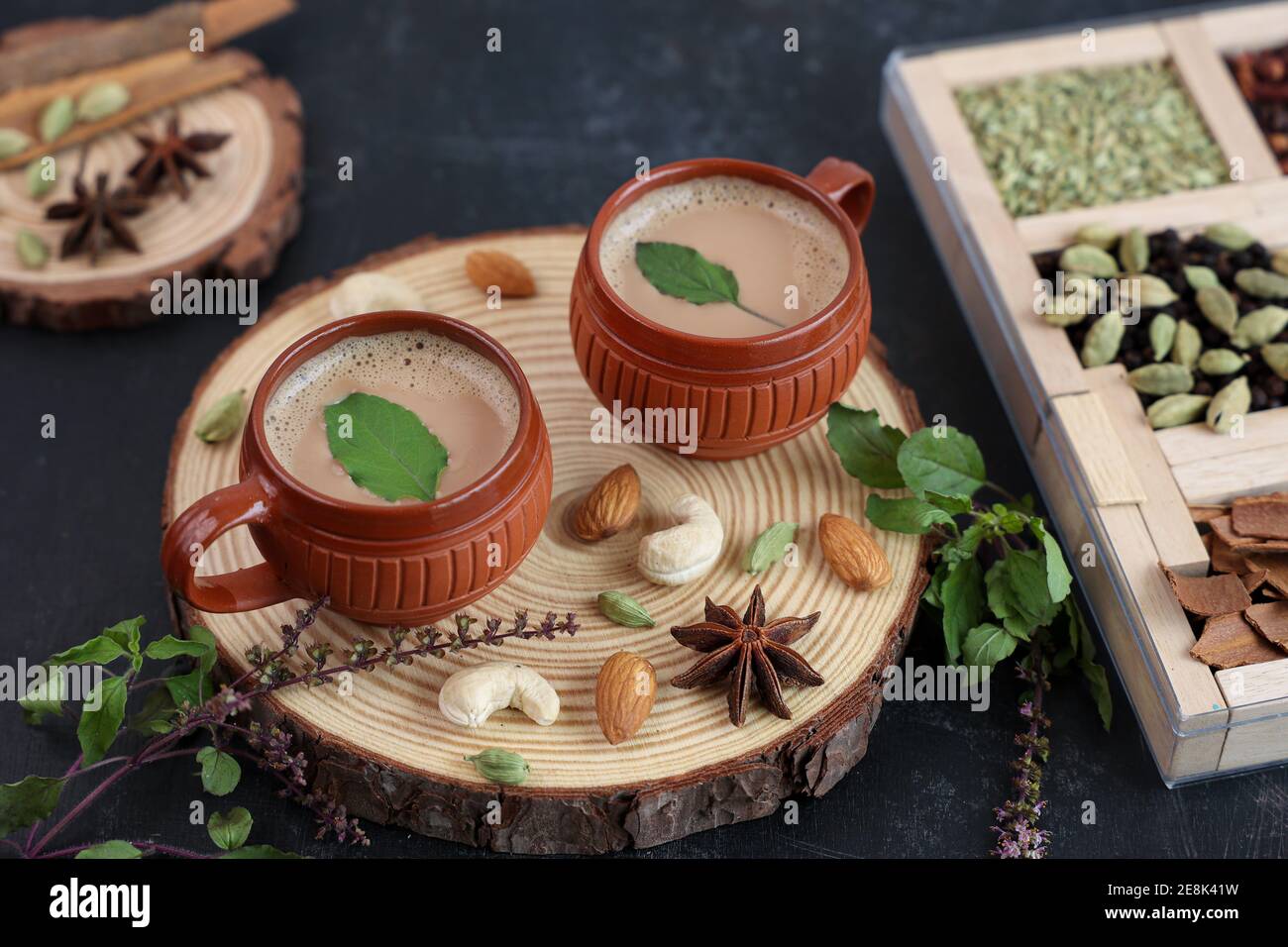 India tea cups hi-res stock photography and images - Alamy