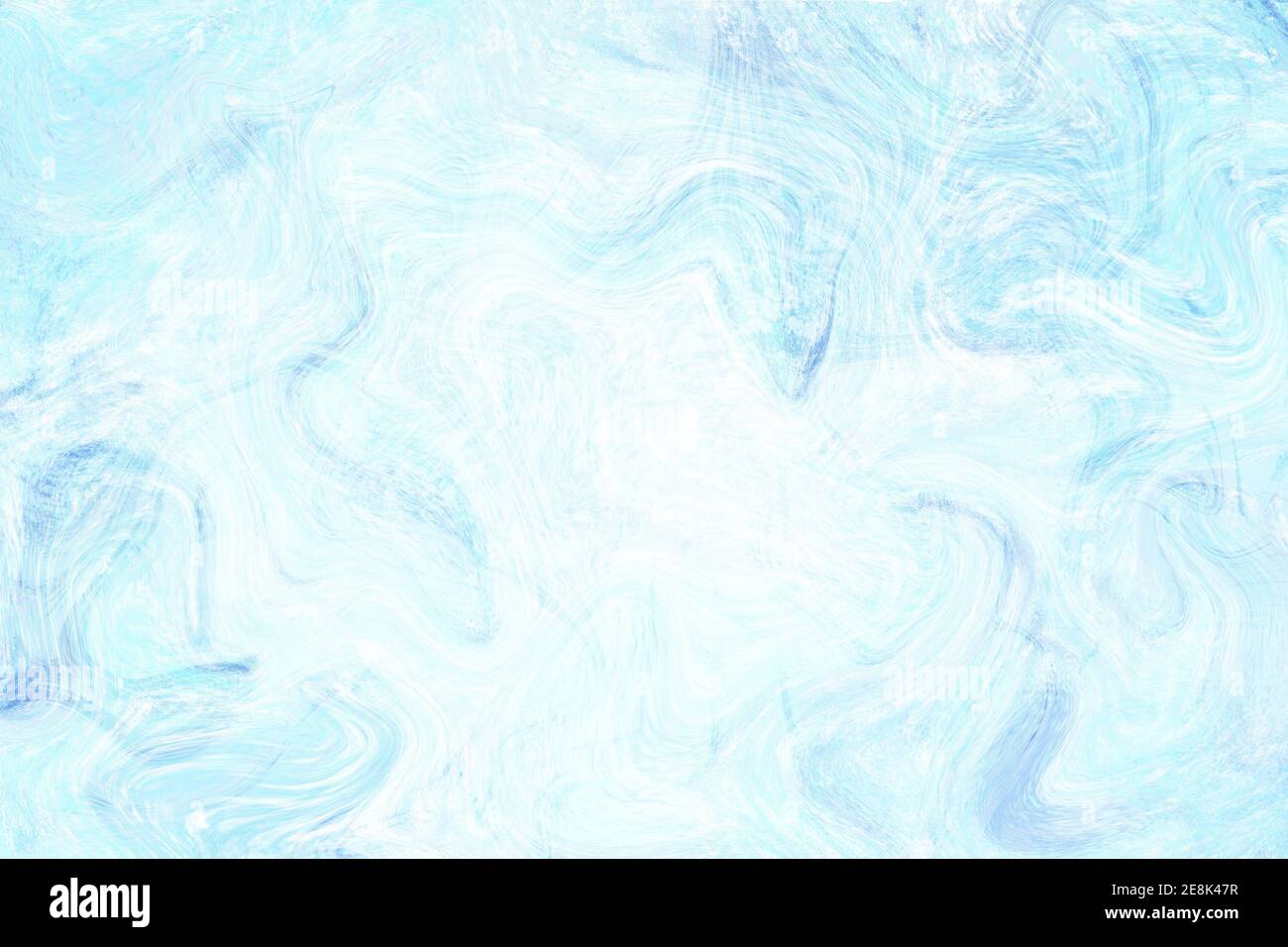Icy blue transparent digital texture. Smooth marbling abstraction for ...