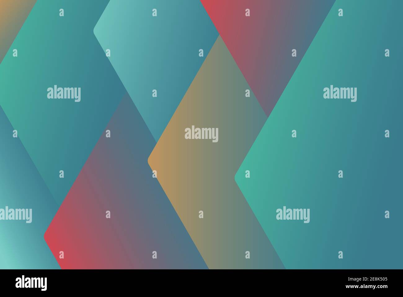 Vector design of gradient color hexagonal pattern artwork template ...