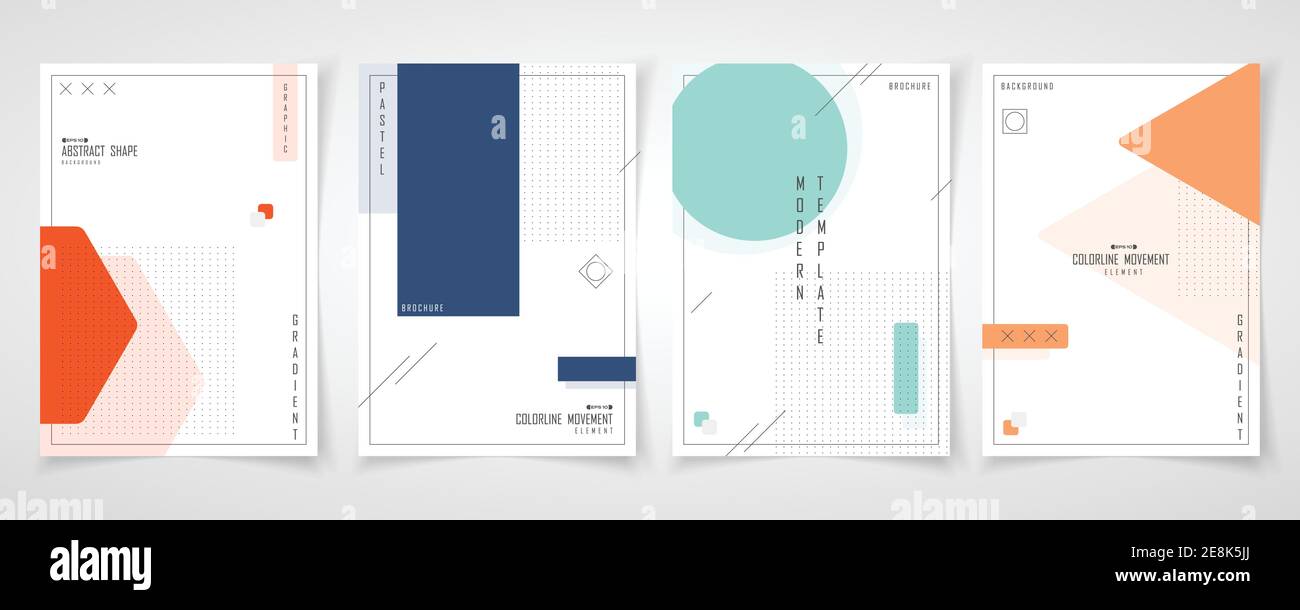Abstract minimal design of set brochure geometric pattern template ...