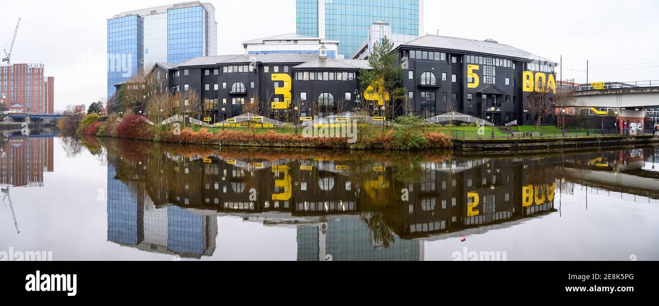 Exchange Quays, Salford Quays, Manchester Stock Photo - Alamy