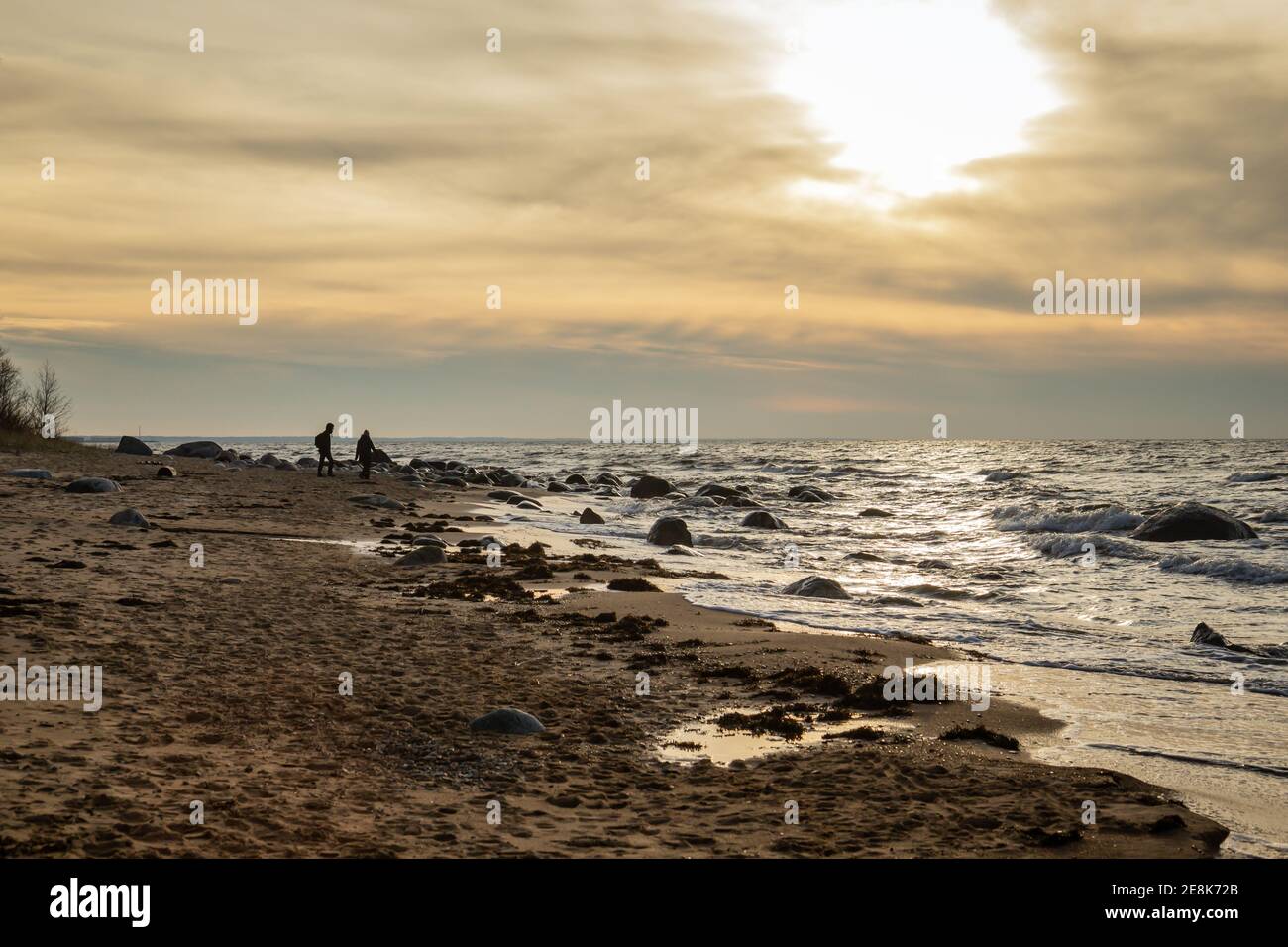 Walking in cold sea hi-res stock photography and images - Alamy