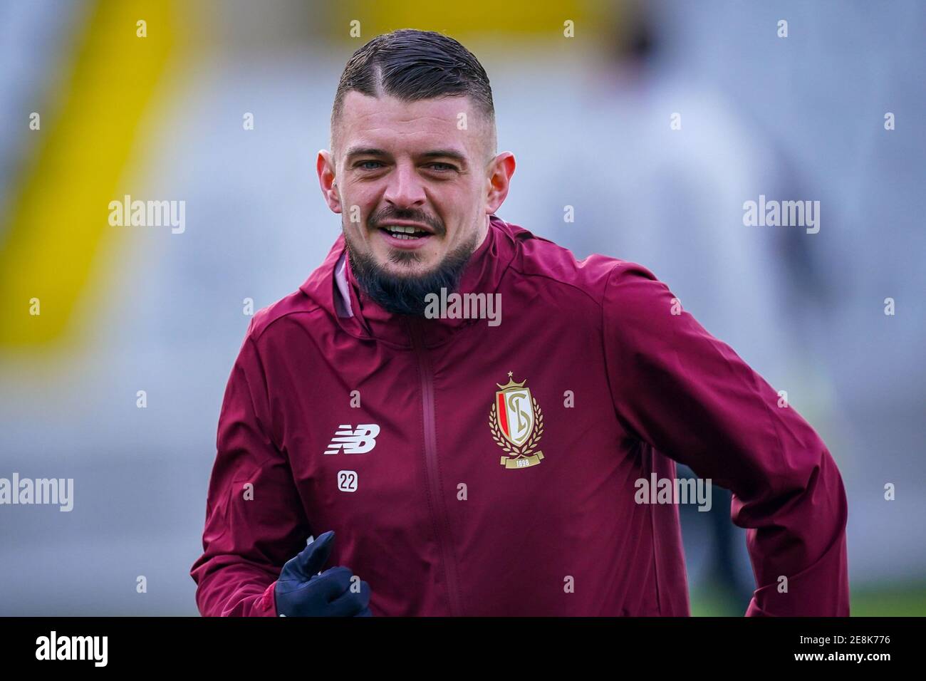 BRUGES, BELGIUM - JANUARY 31: Maxime Lestienne of Standard de Liege ...