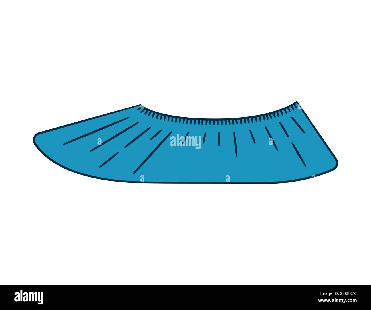 Shoe covers. Protective medical covers. Isolated vector illustration ...