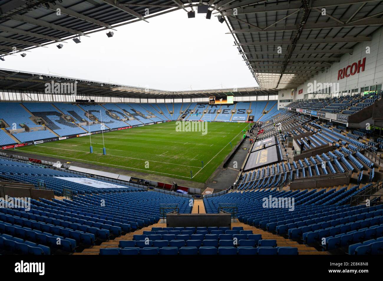 31st January 2021; Ricoh Arena, Coventry, West Midlands, England ...