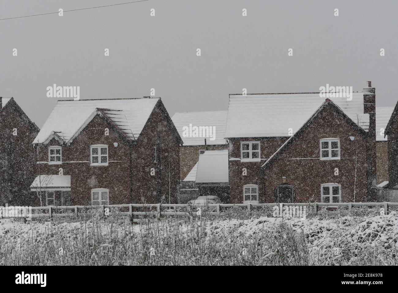 new homes recently built Stock Photo - Alamy