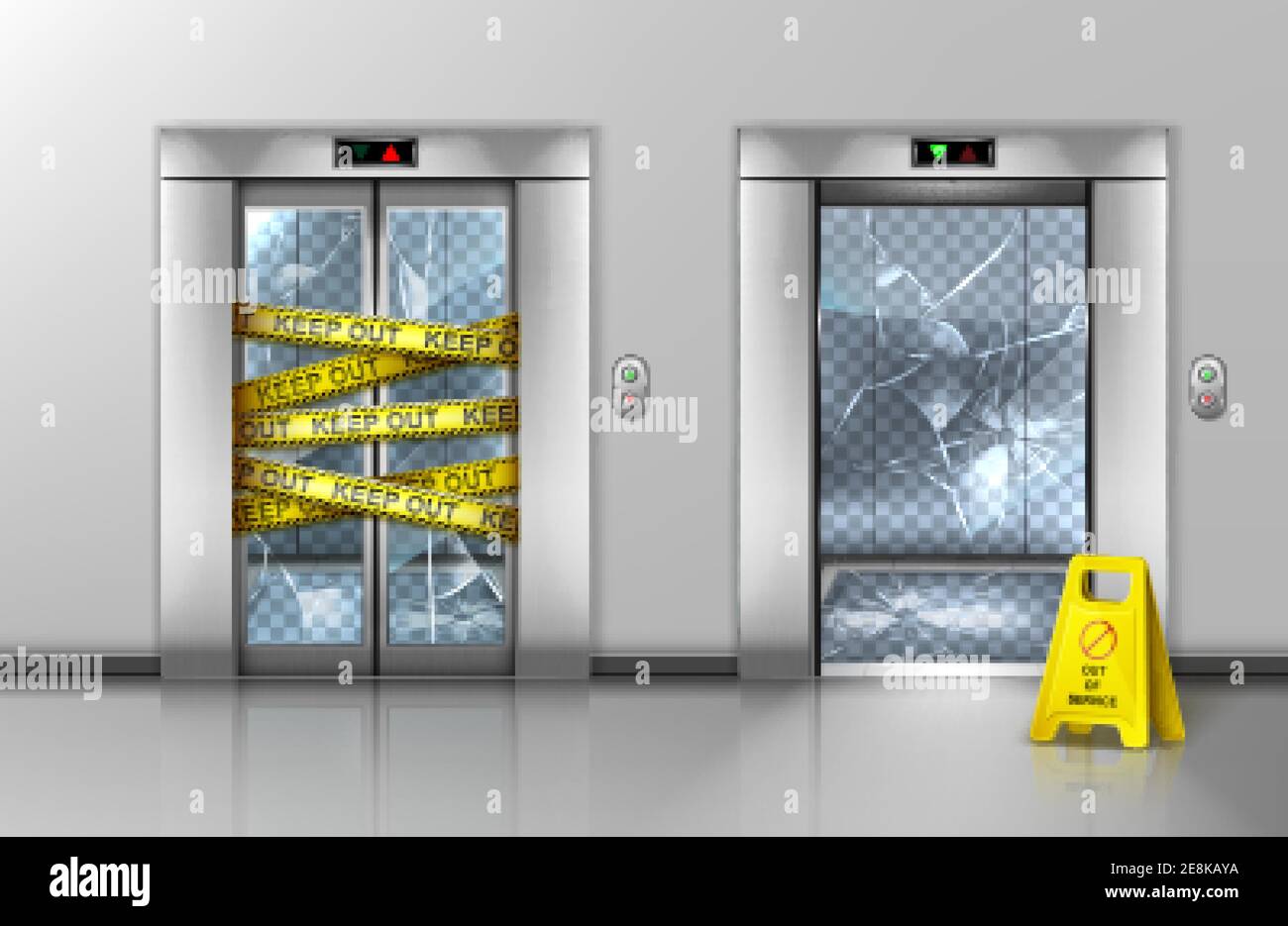 Wrapped Elevator High Resolution Stock Photography and Images - Alamy