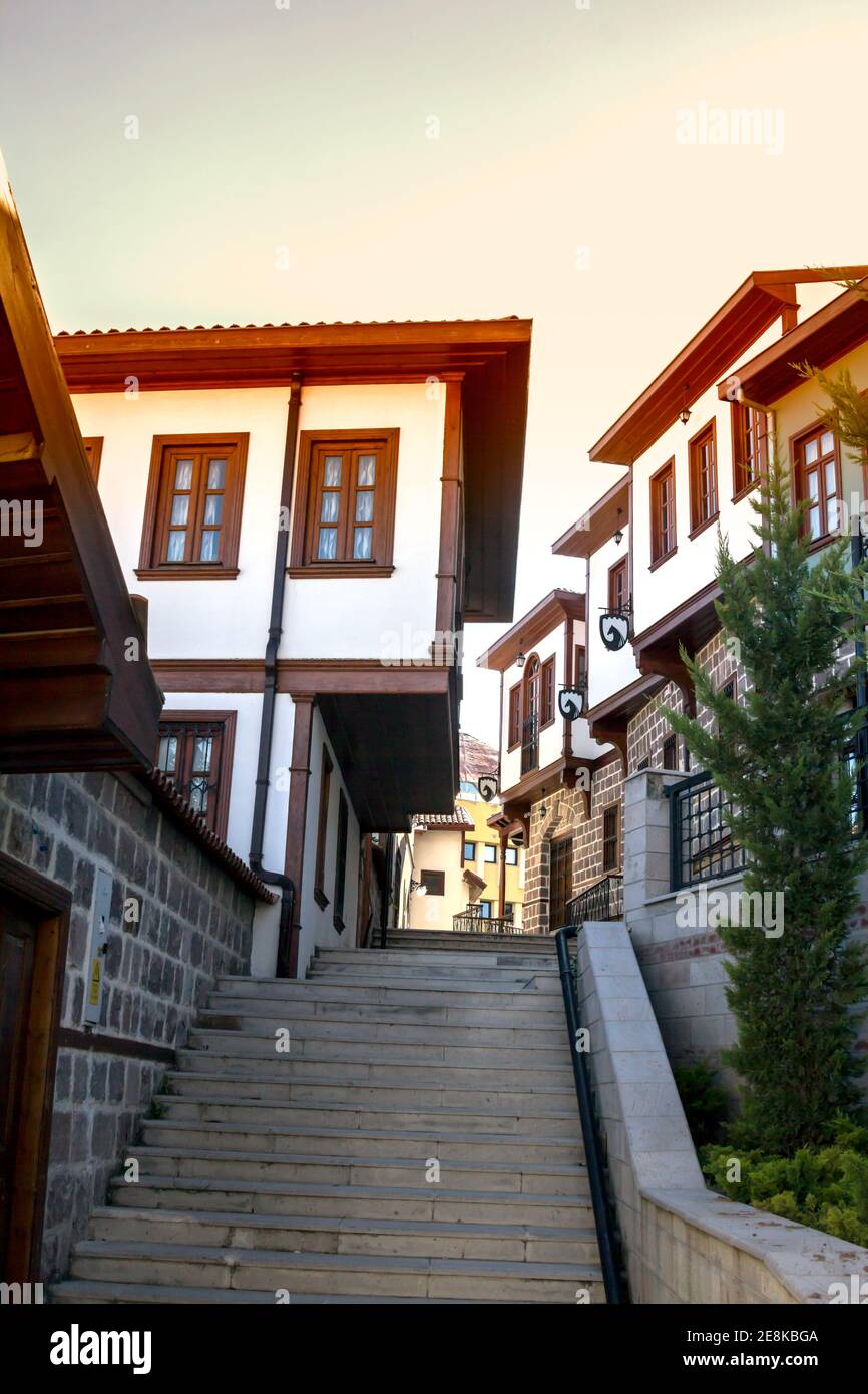 traditional Turkish houses in Ankara, Turkey Stock Photo - Alamy
